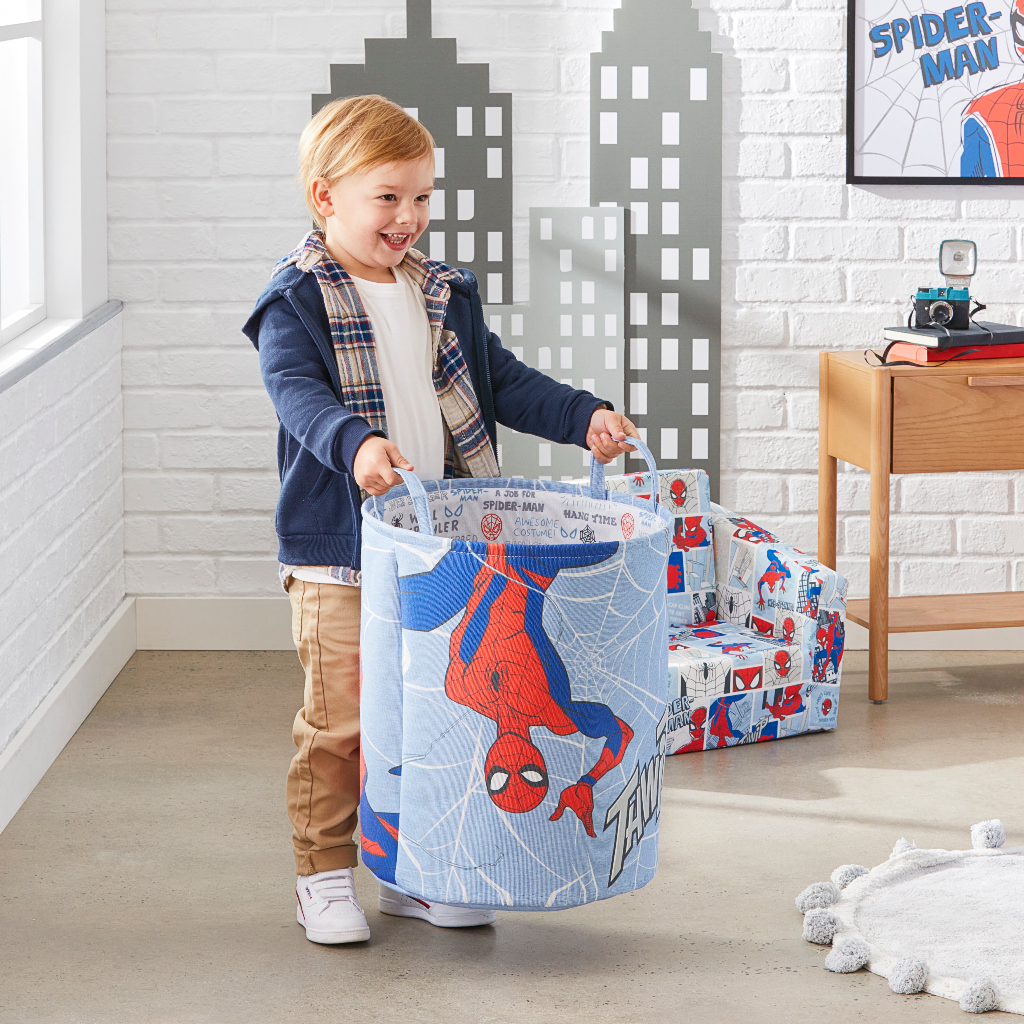 Adairs Kids - Marvel The Amazing Spider-Man Printed Basket | Adairs