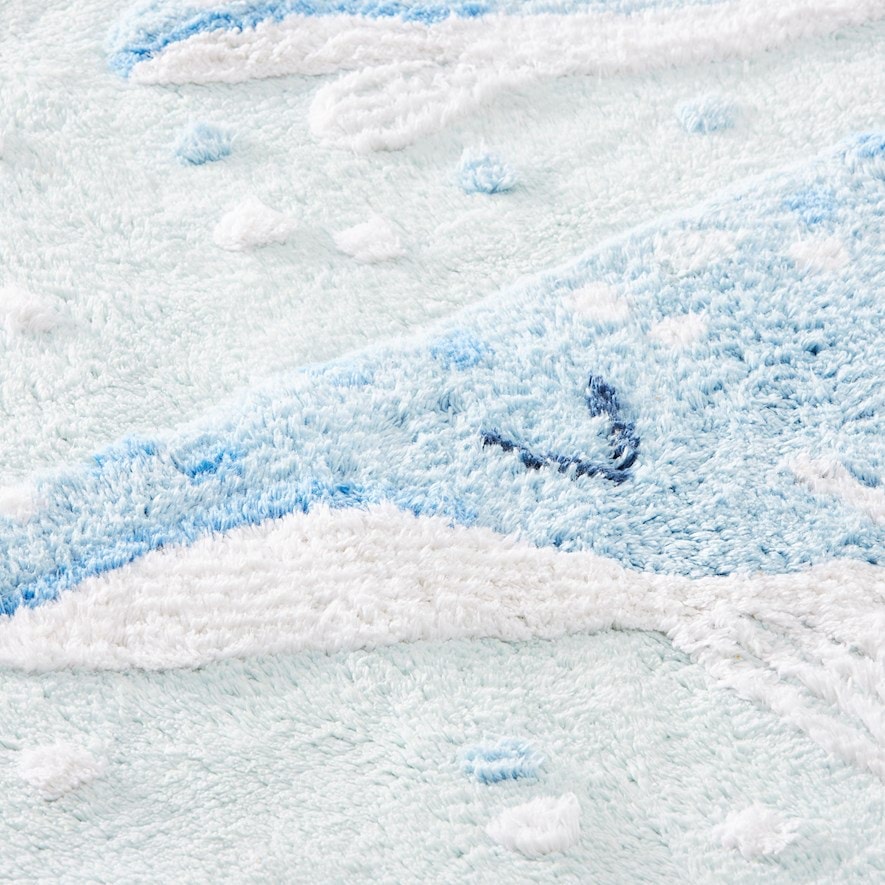 Adairs Kids - Arctic Friends Whales Designer Rug | Adairs