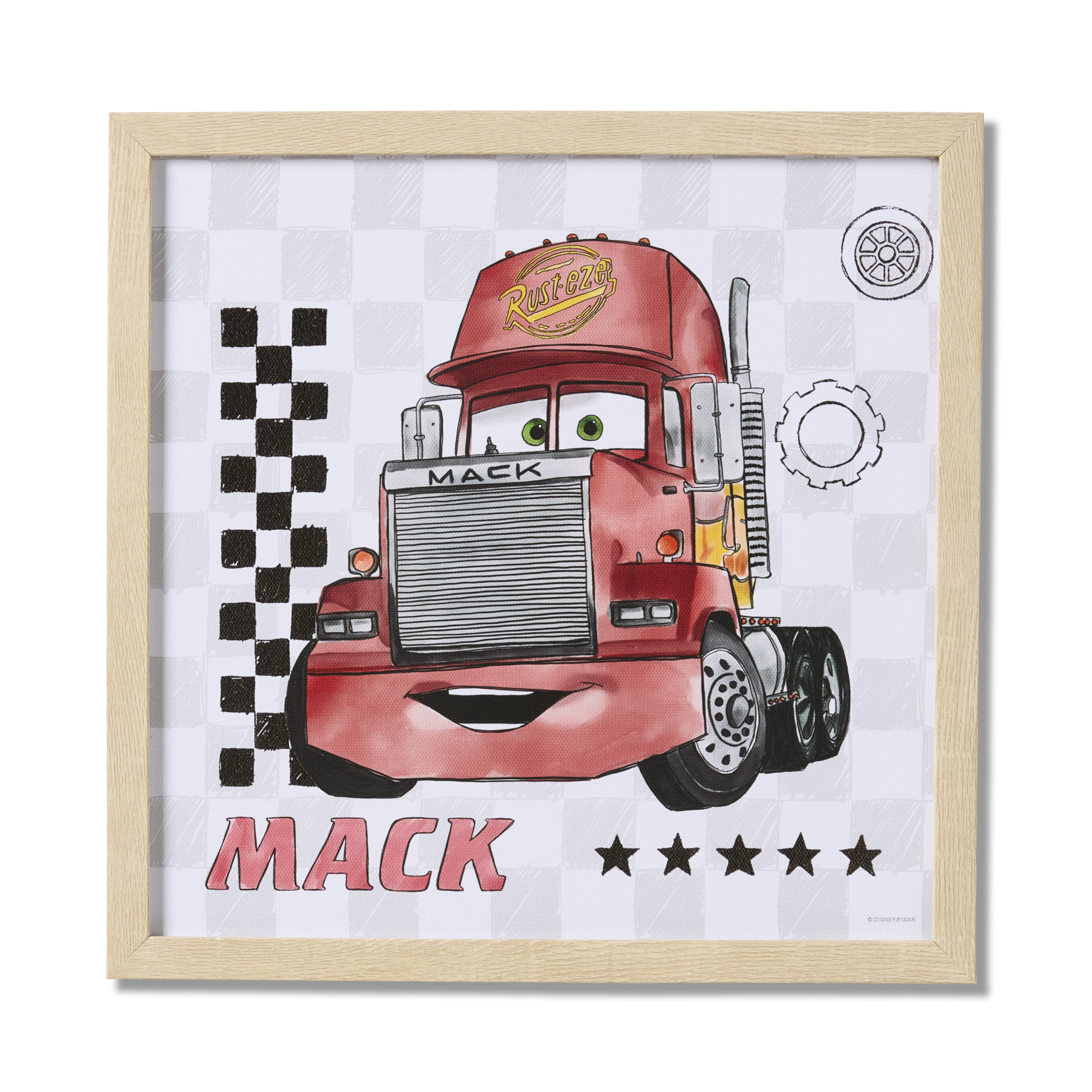 Adairs Kids - Disney Pixar Cars Mack Wall Art | Adairs