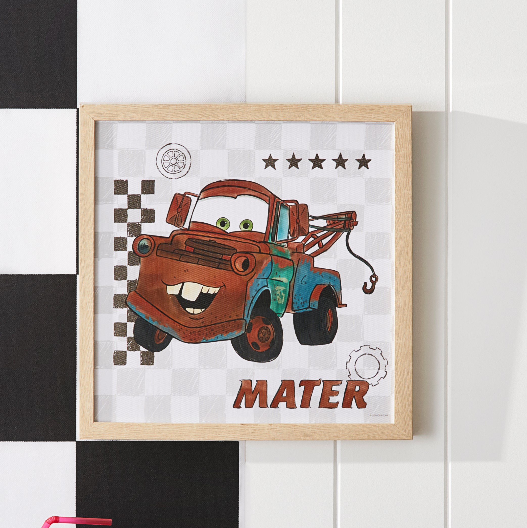 Adairs Kids - Disney Pixar Cars Mater Wall Art | Adairs