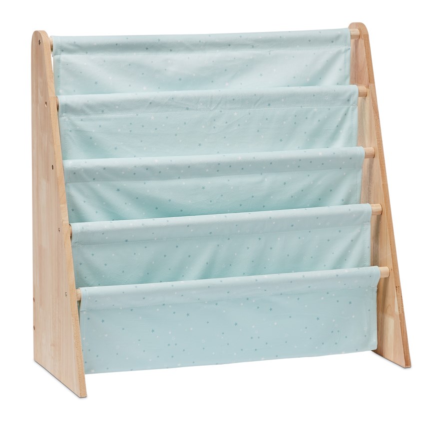 Adairs Kids - Haven Blue Stars 4 Tier Bookshelf | Adairs