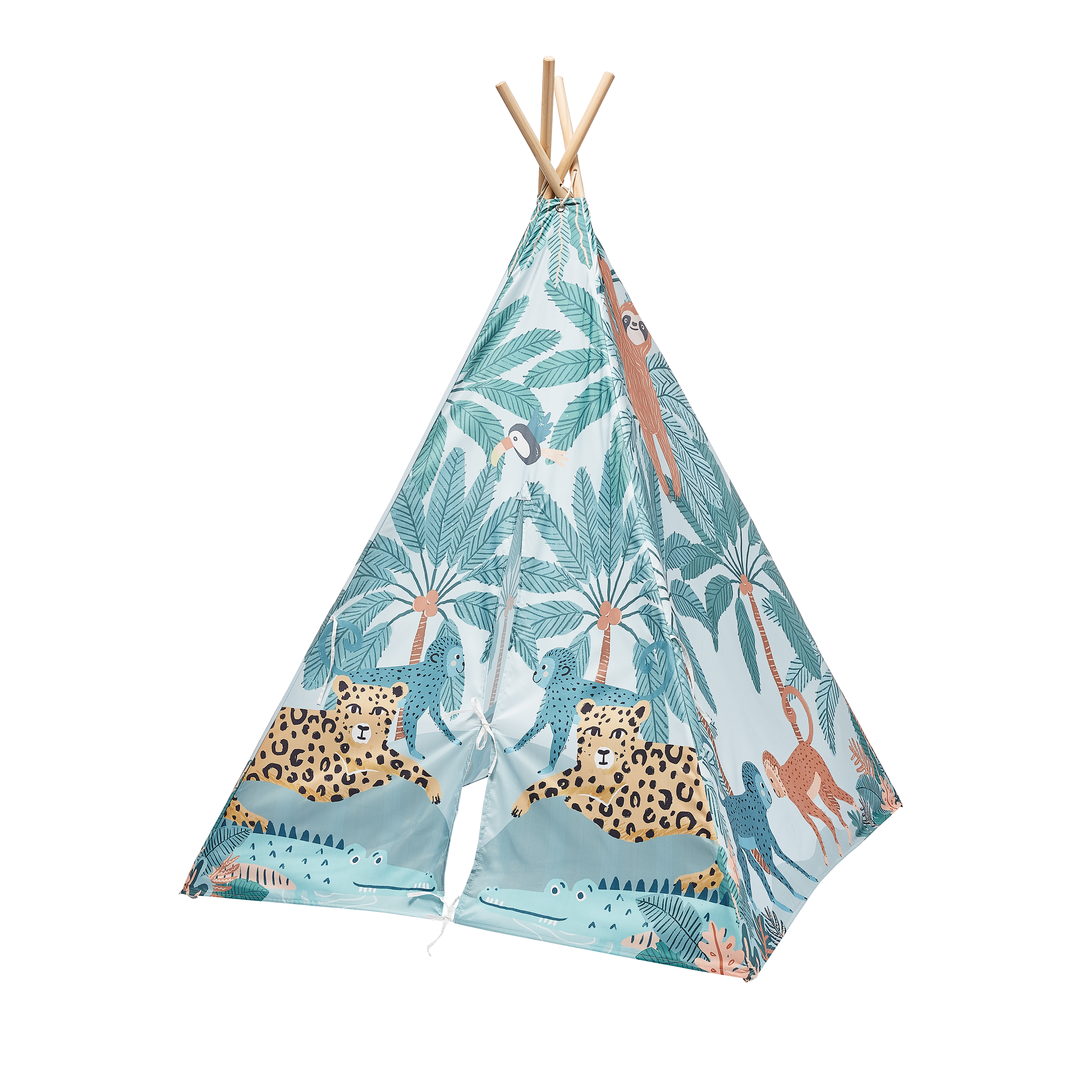 Adairs Kids - Wild World Blue Teepee | Adairs