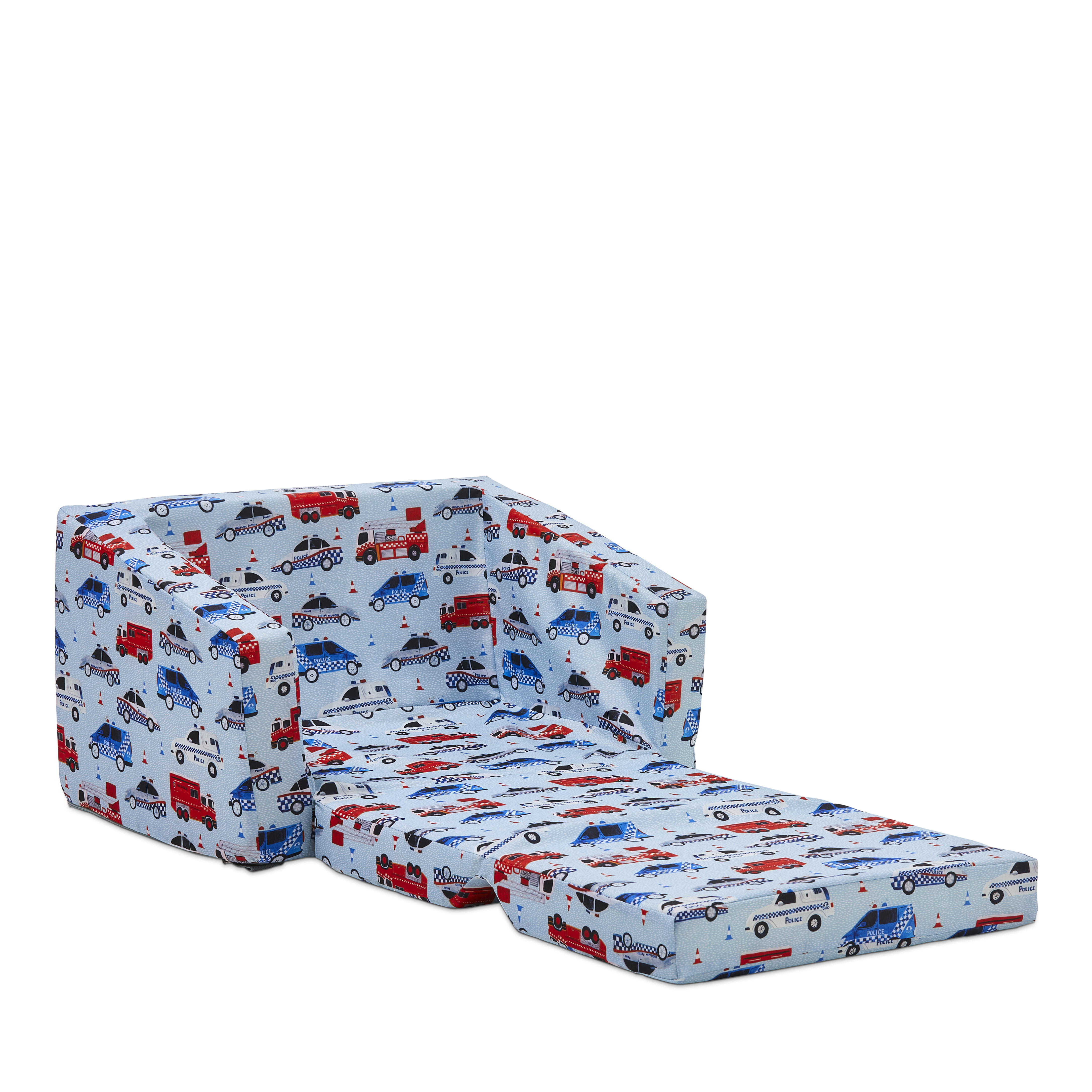 Adairs Kids - Lights and Sirens Flip Out Sofa | Adairs