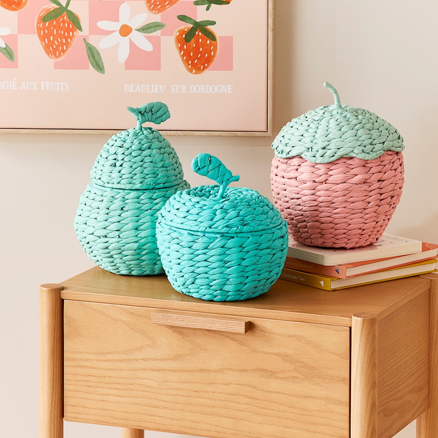 Adairs Kids - Mini Apple Storage Basket Collection | Adairs