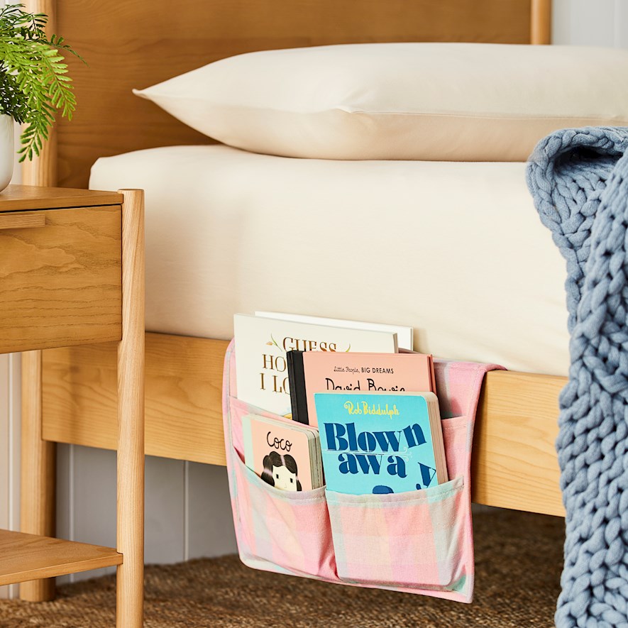 Adairs Kids - Gingham Rainbow Bedside Tidy | Adairs