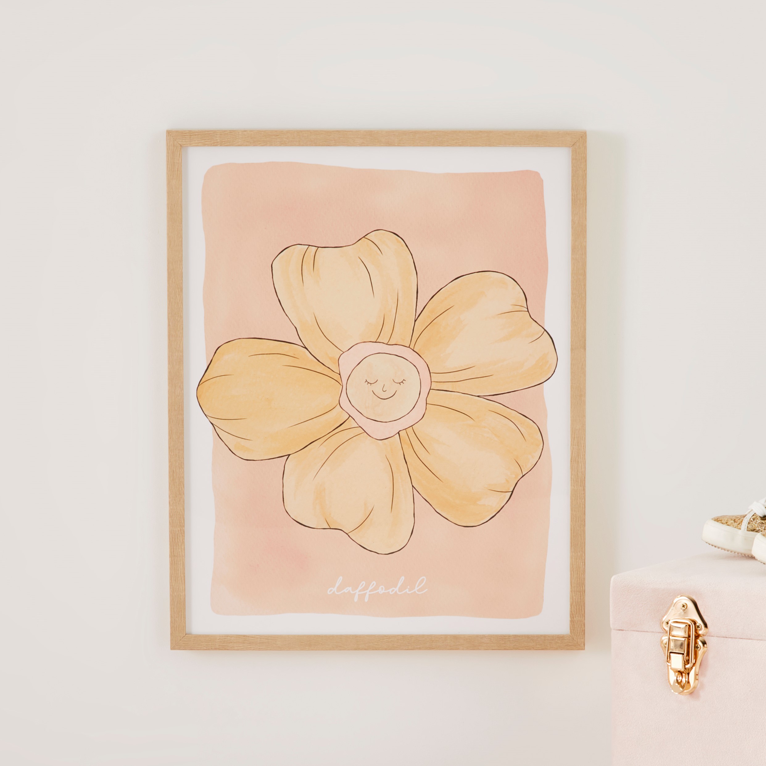 Adairs Kids - Daffodil Nursery Wall Art | Adairs