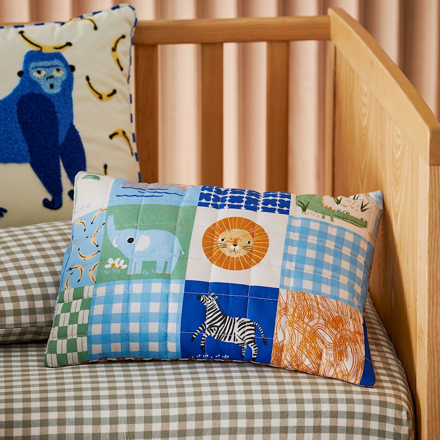Adairs Kids Jungle Time Multi Patchwork Quilted Cot Quilt Cover Set adairs-kids-jungle-time-multi-patchwork-quilted-cot-quilt-cover-set