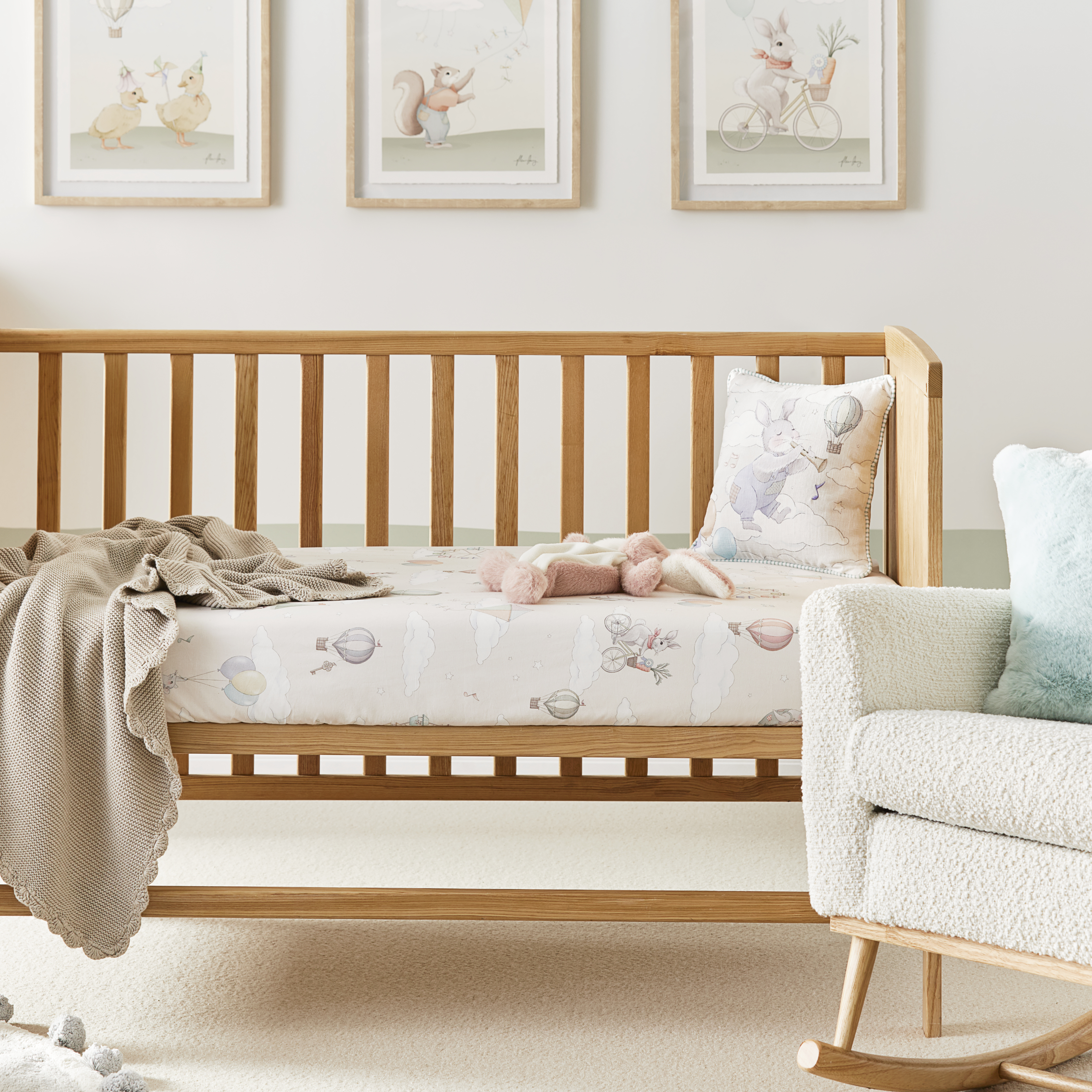 Adairs Baby - Fleur Harris Fairground Dreaming Sheets Pack of 2 | Adairs