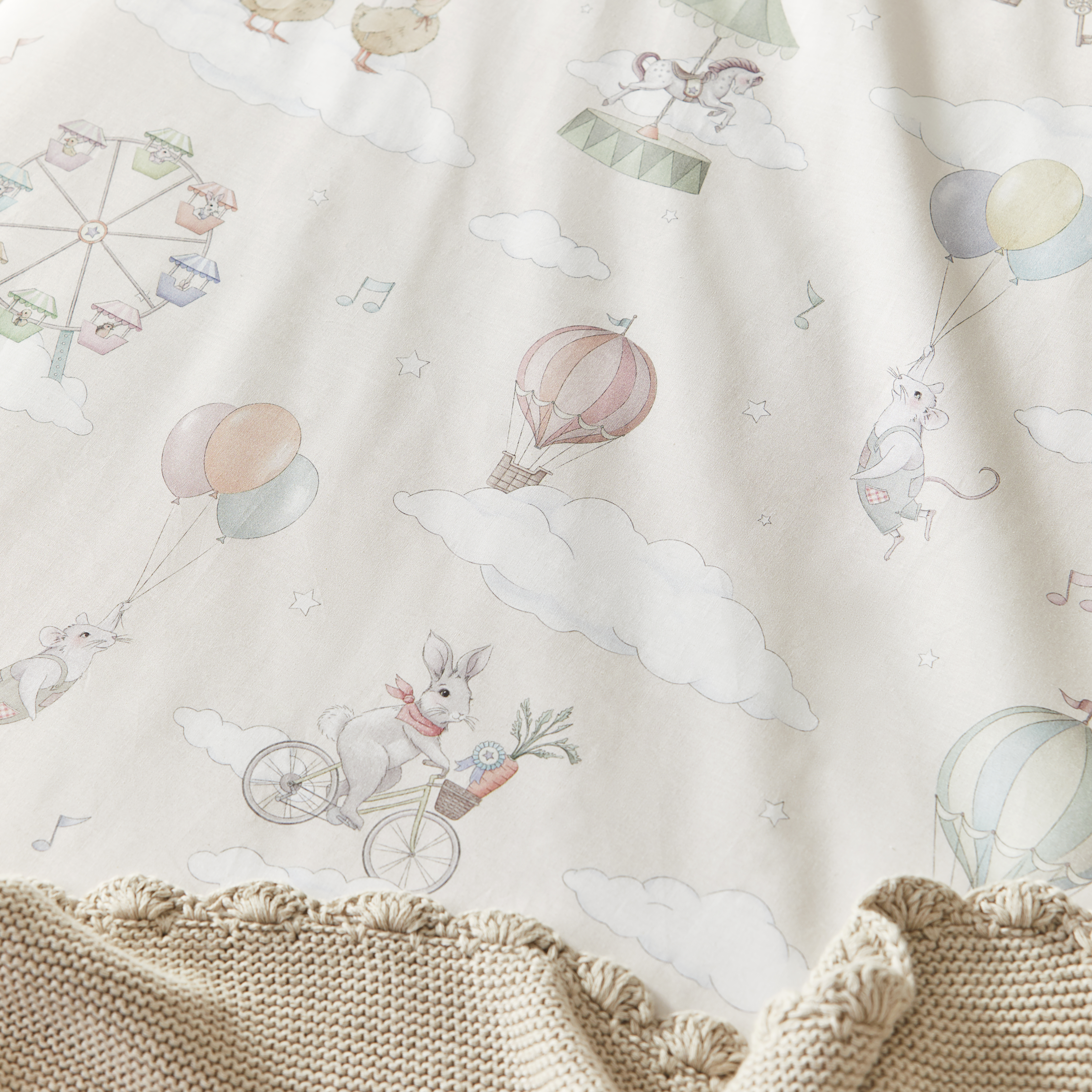 Adairs Baby - Fleur Harris Fairground Dreaming Sheets Pack of 2 | Adairs