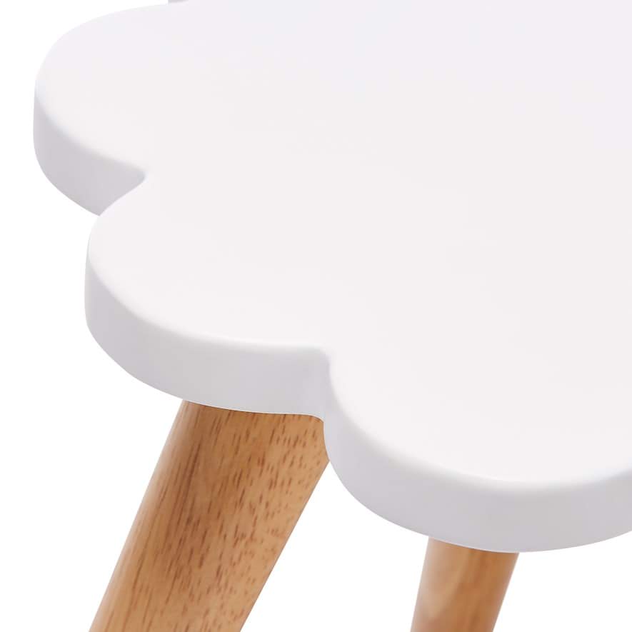 Adairs Kids - Daisy White Stool | Adairs