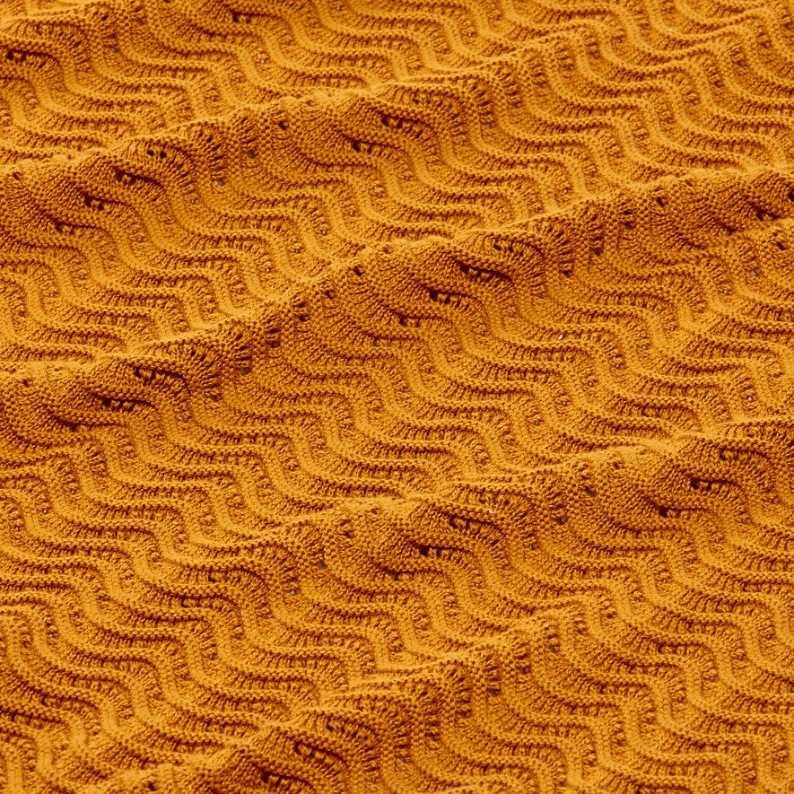 Adairs Baby - Organic Cotton Golden Ripple Baby Blanket | Adairs