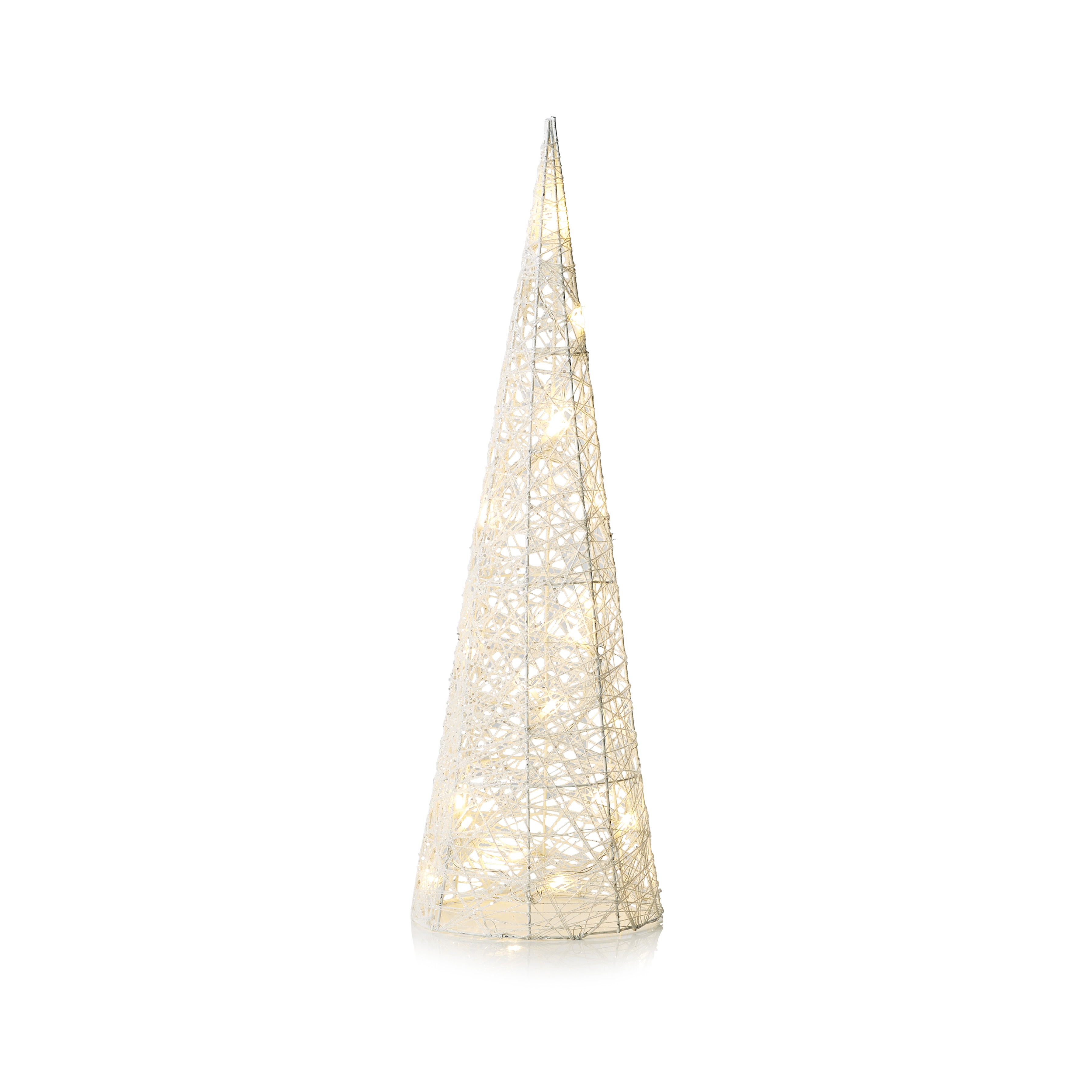 White Cone Tree Lights | Adairs