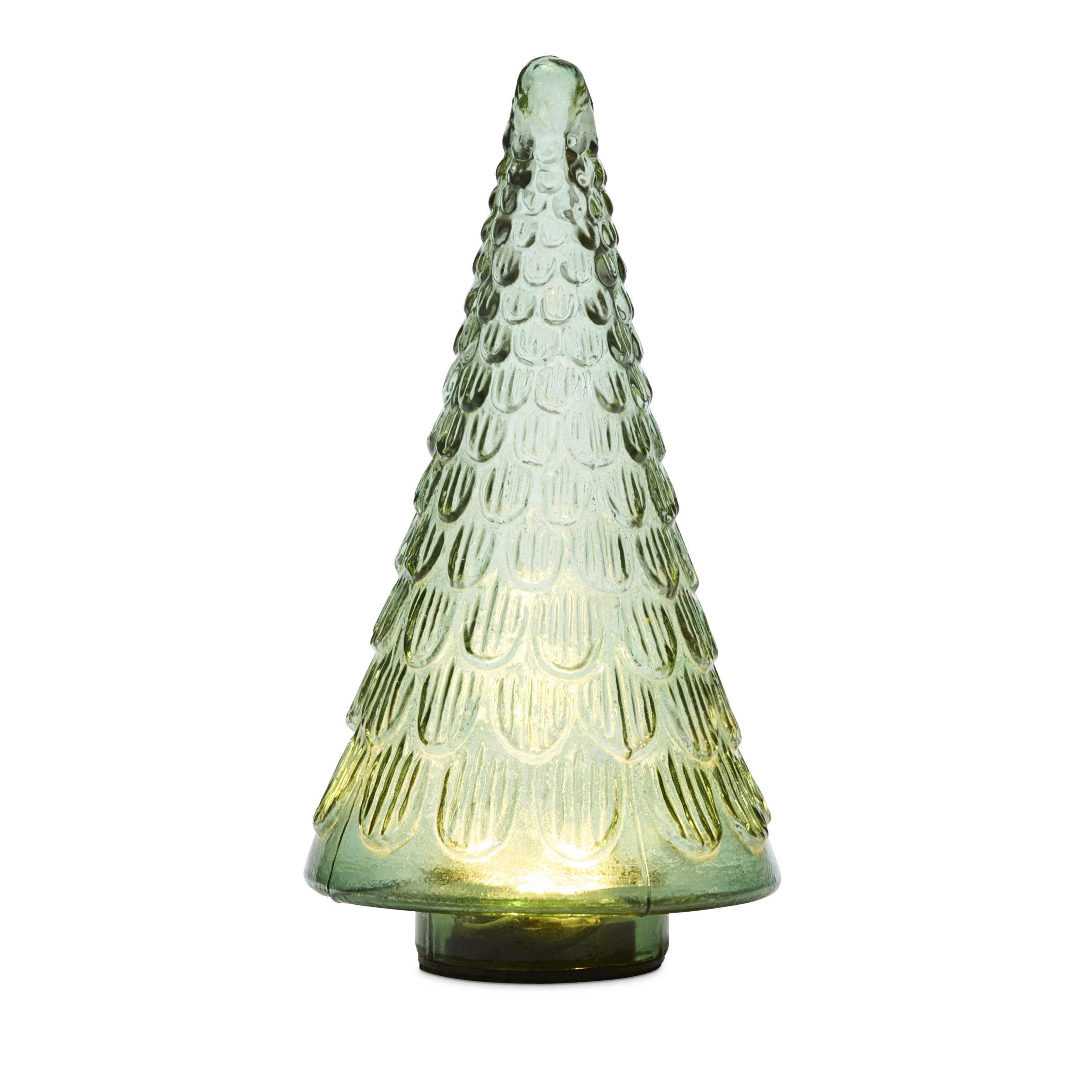 Glass Decorative Large Green Christmas Tree | Adairs