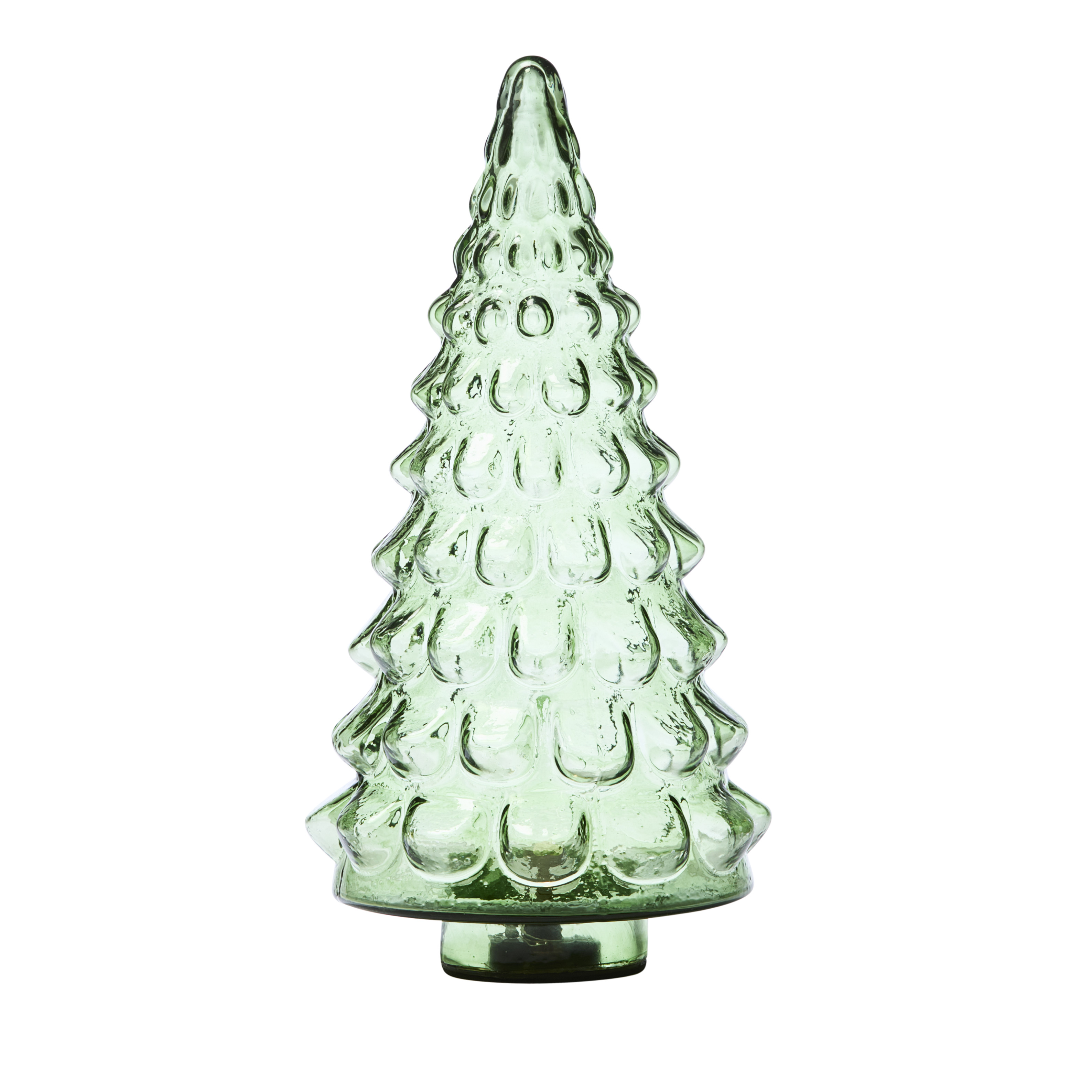 Glass Decorative Small Deep Green Christmas Tree | Adairs