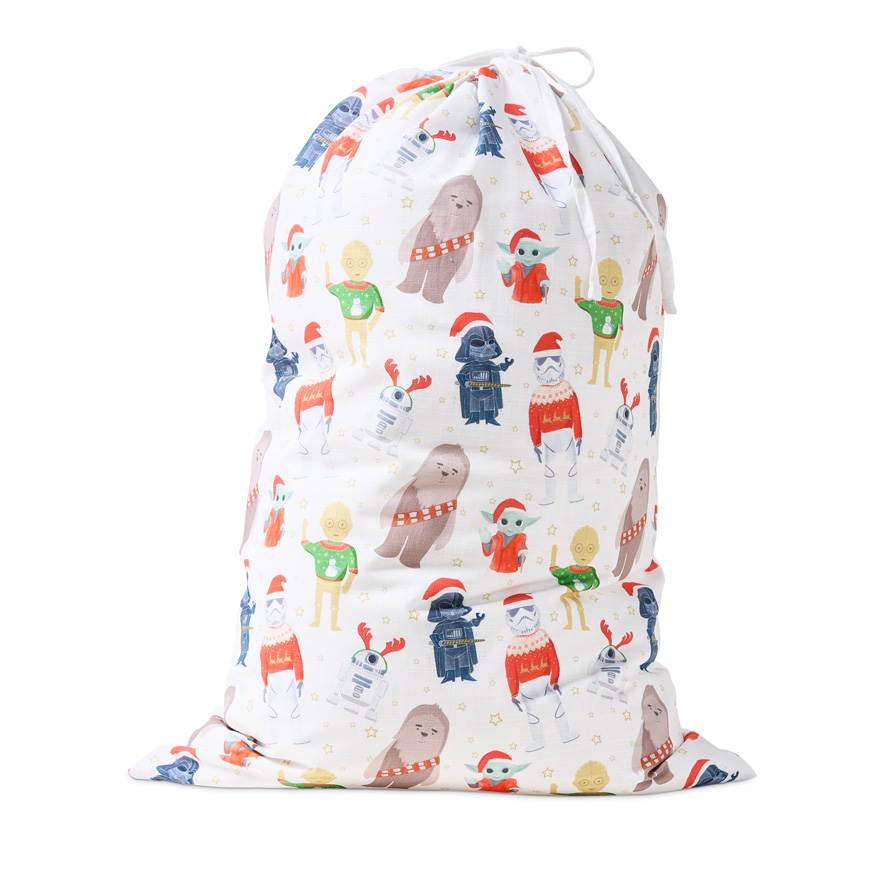 Adairs Kids - Star Wars White Christmas Santa Sack | Adairs