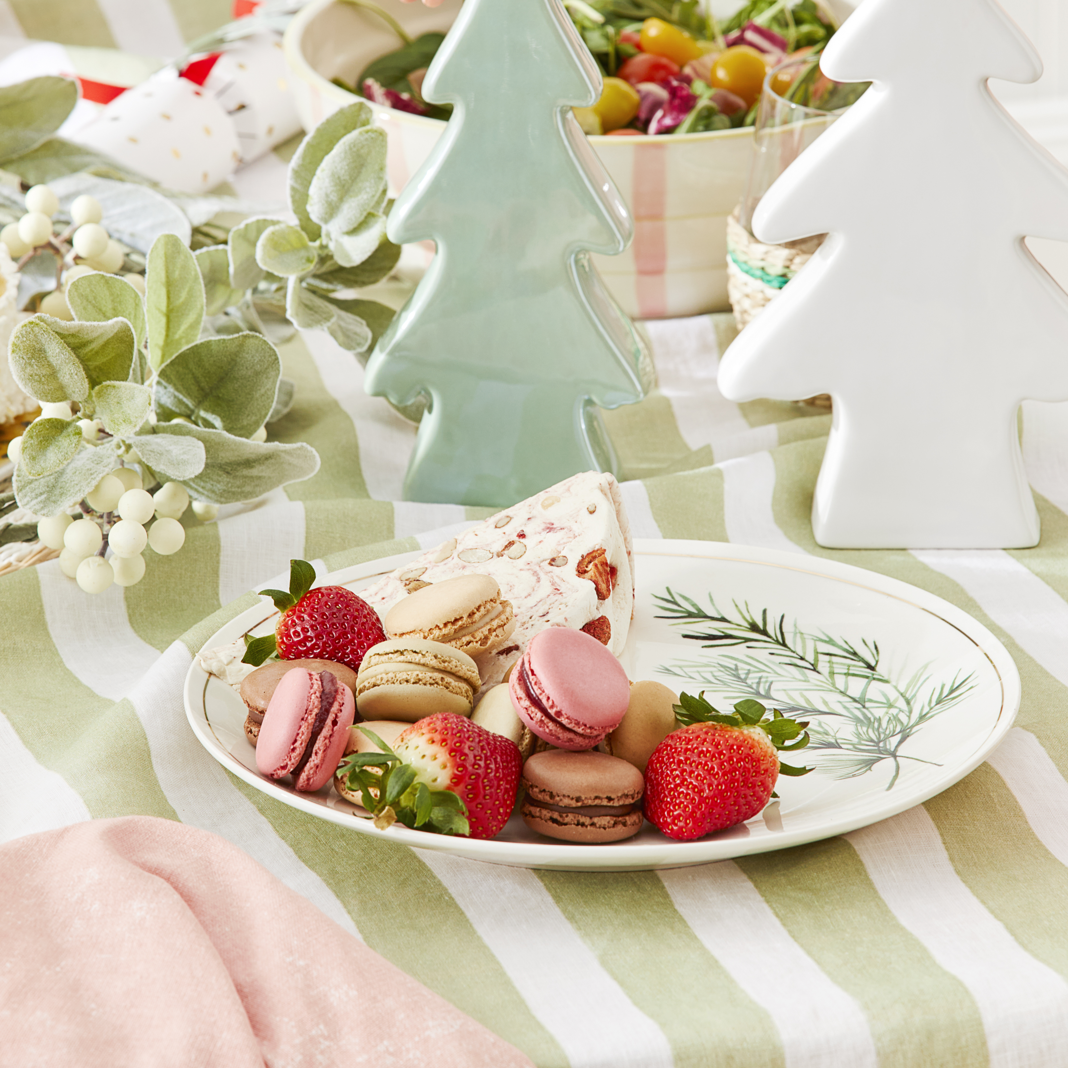 Stripe Festive Tablecloth | Adairs