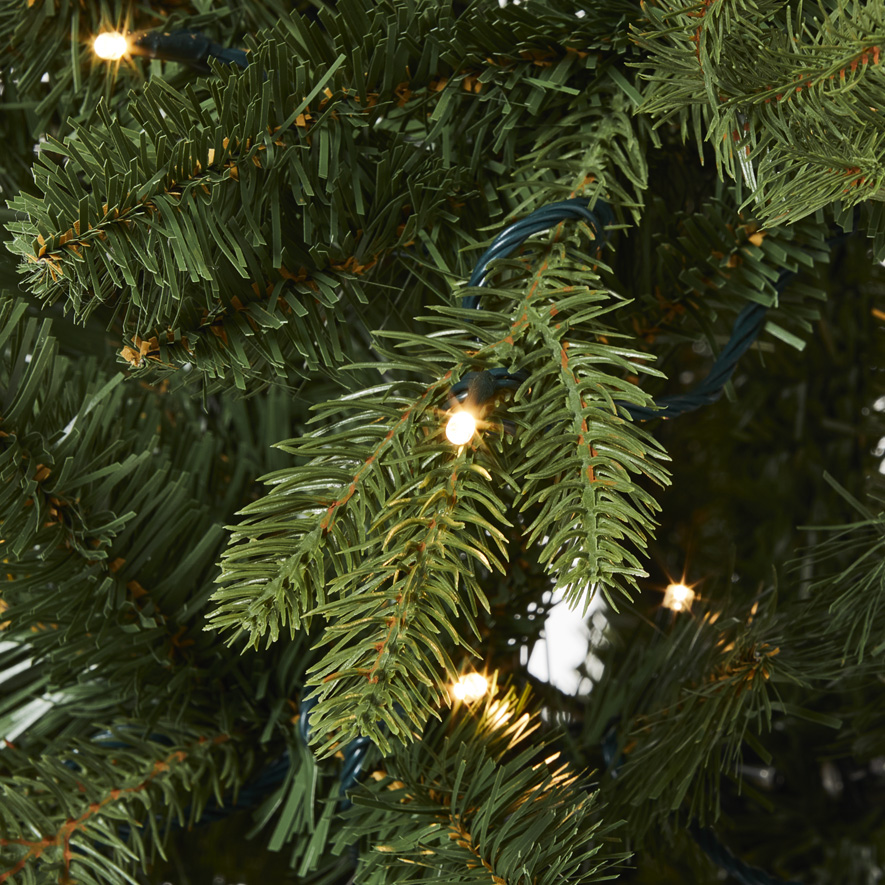 LED Green Narrow Nordic Christmas Tree 6ft | Adairs