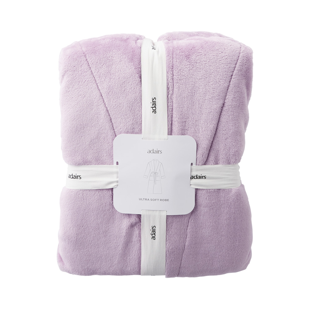 Ultra Soft Mauve Bathrobe | Adairs
