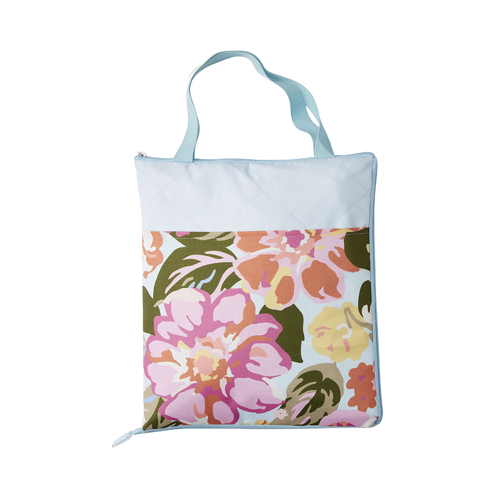 Byron Floral Blue Large Picnic Rug | Adairs