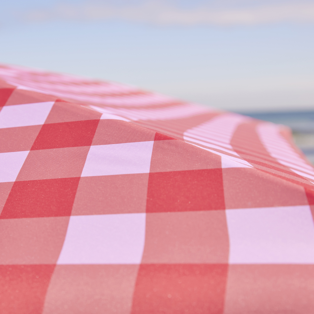Pink and Red Gingham Beach Cabana | Adairs