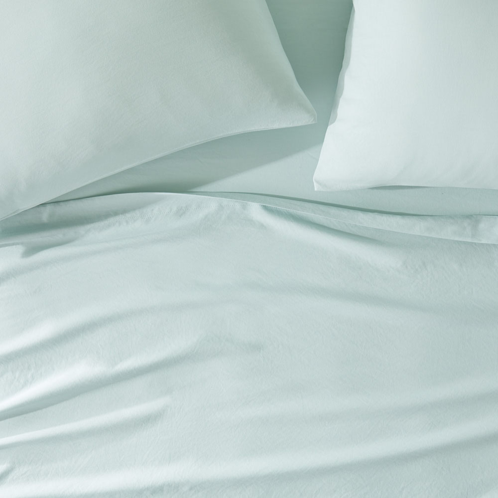 Microplush Aquamarine Sheet Set | Adairs