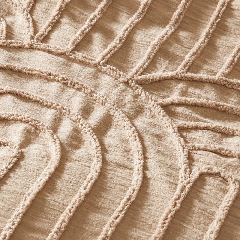 Archie Nougat Tufted Pillowcase | Adairs