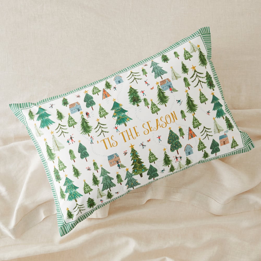 Tis The Season Christmas Text Pillowcase Adairs