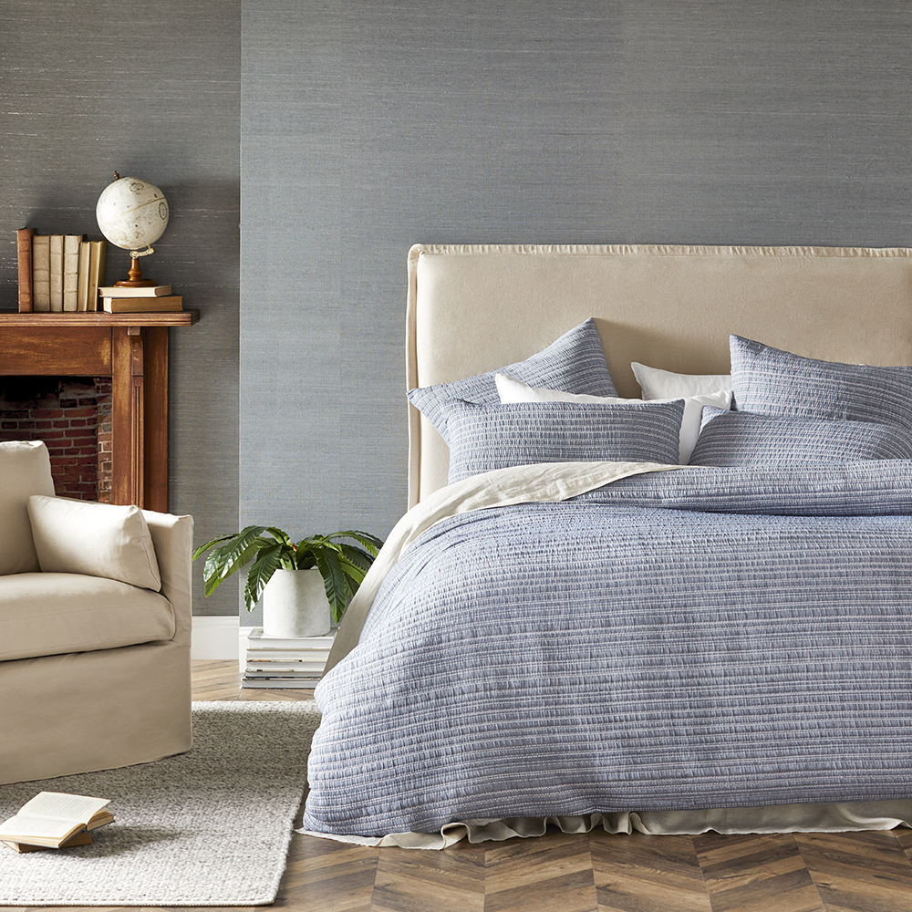 Hayman Chambray Quilted Quilt Cover Separates | Adairs