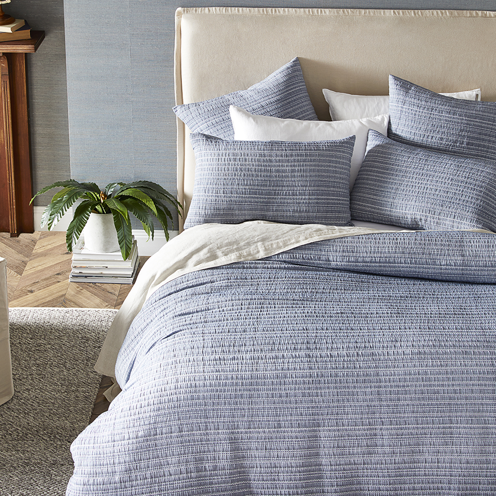 Hayman Chambray Quilted Quilt Cover Separates | Adairs