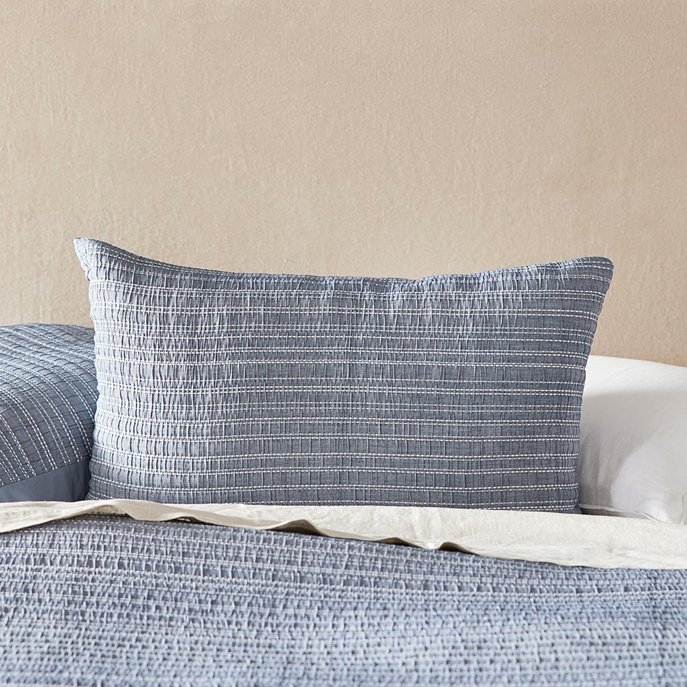 Hayman Chambray Quilted Quilt Cover Separates | Adairs