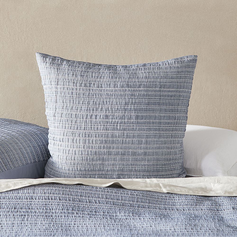 Hayman Chambray Quilted Quilt Cover Separates | Adairs