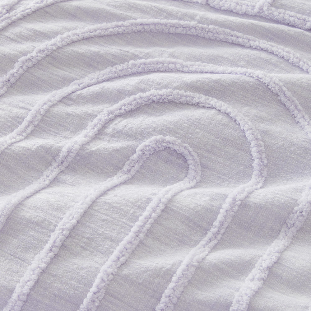 Archie Tufted Lilac Quilt Cover Separates | Adairs
