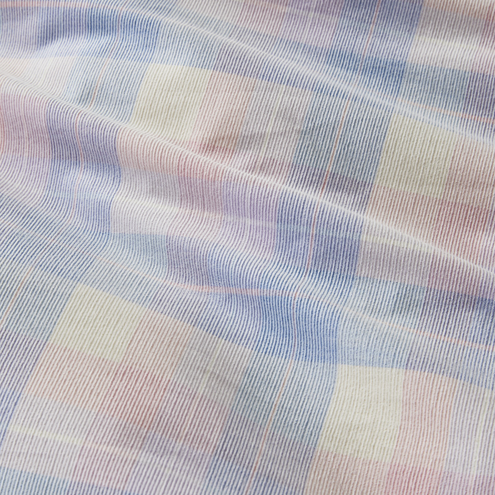 Rylee Blue Check Corduroy Quilt Cover Set + Separates | Adairs
