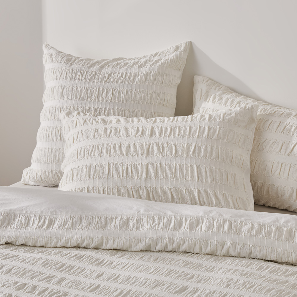 Annabelle Off White Quilt Cover Set + Separates | Adairs