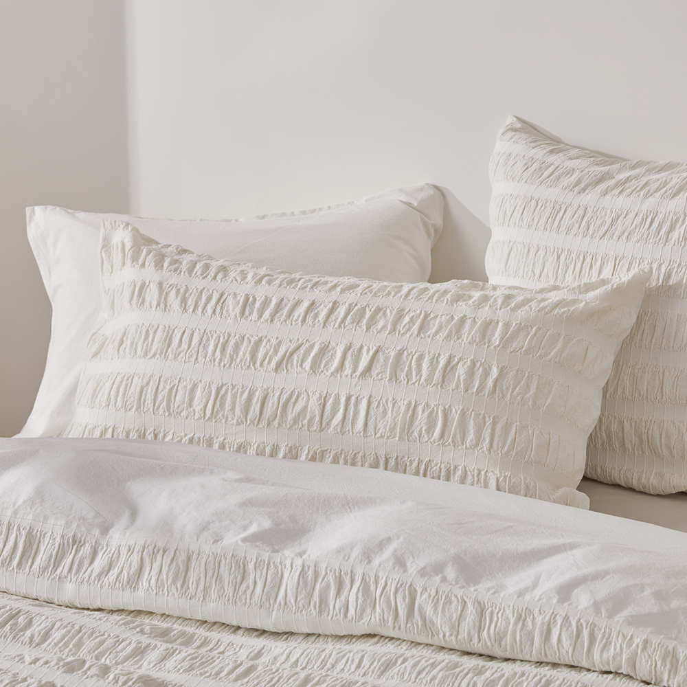 Annabelle Off White Quilt Cover Set + Separates | Adairs