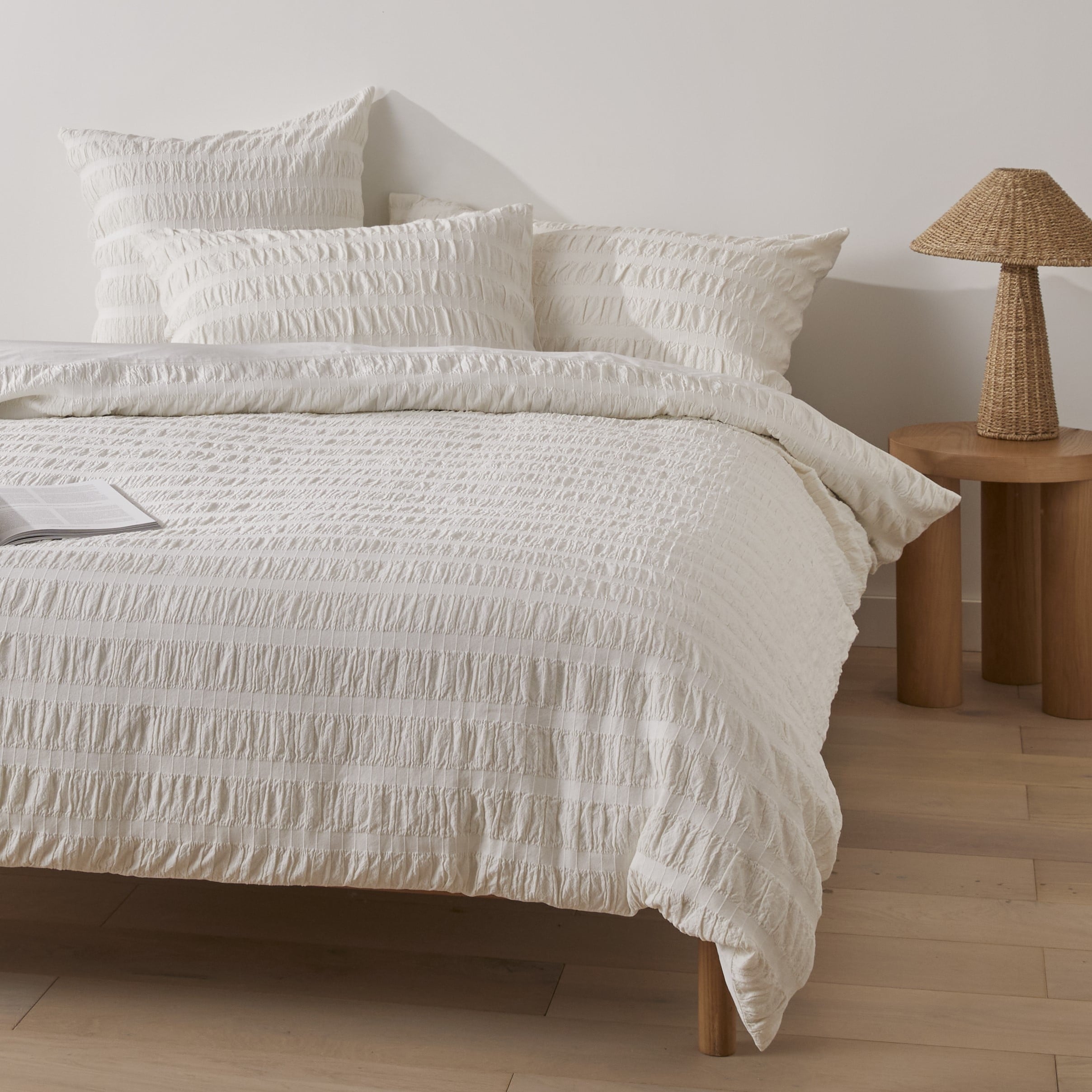 Annabelle Off White Quilt Cover Set + Separates | Adairs