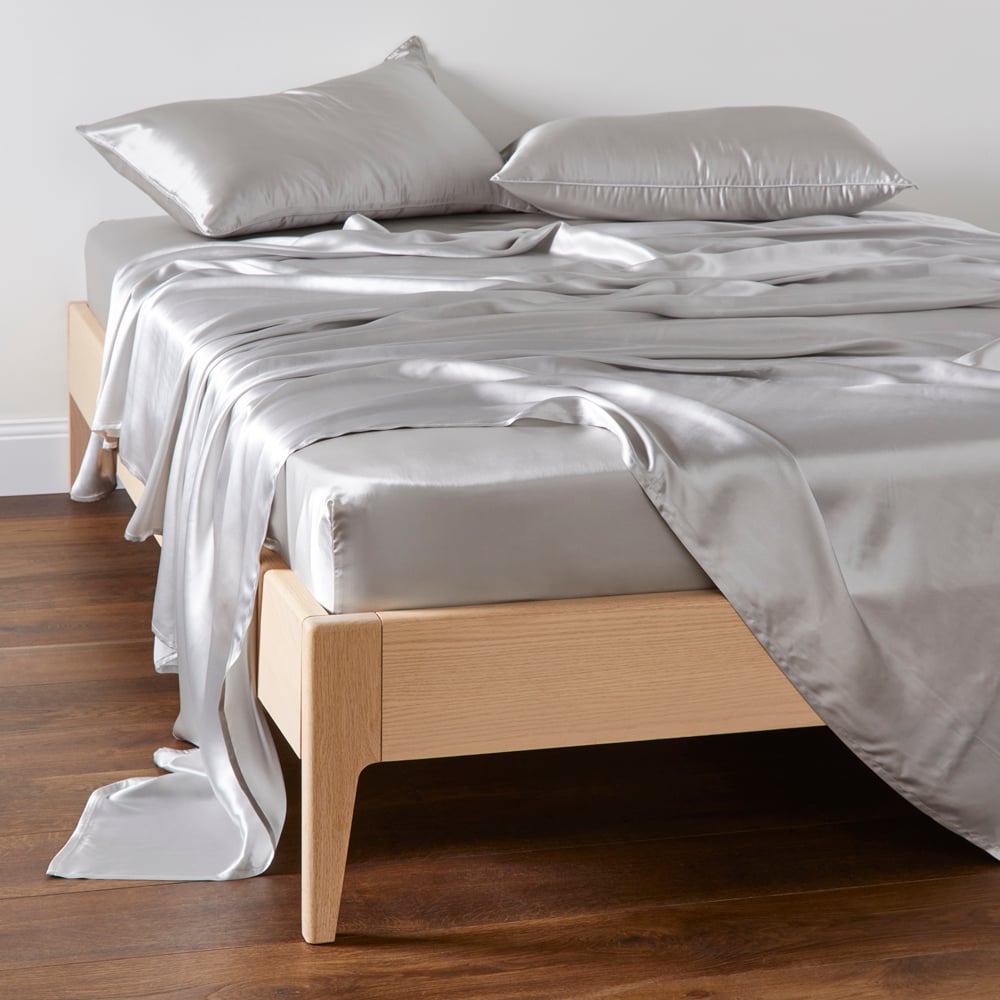 Pure Silk Silver Sheet Set | Adairs
