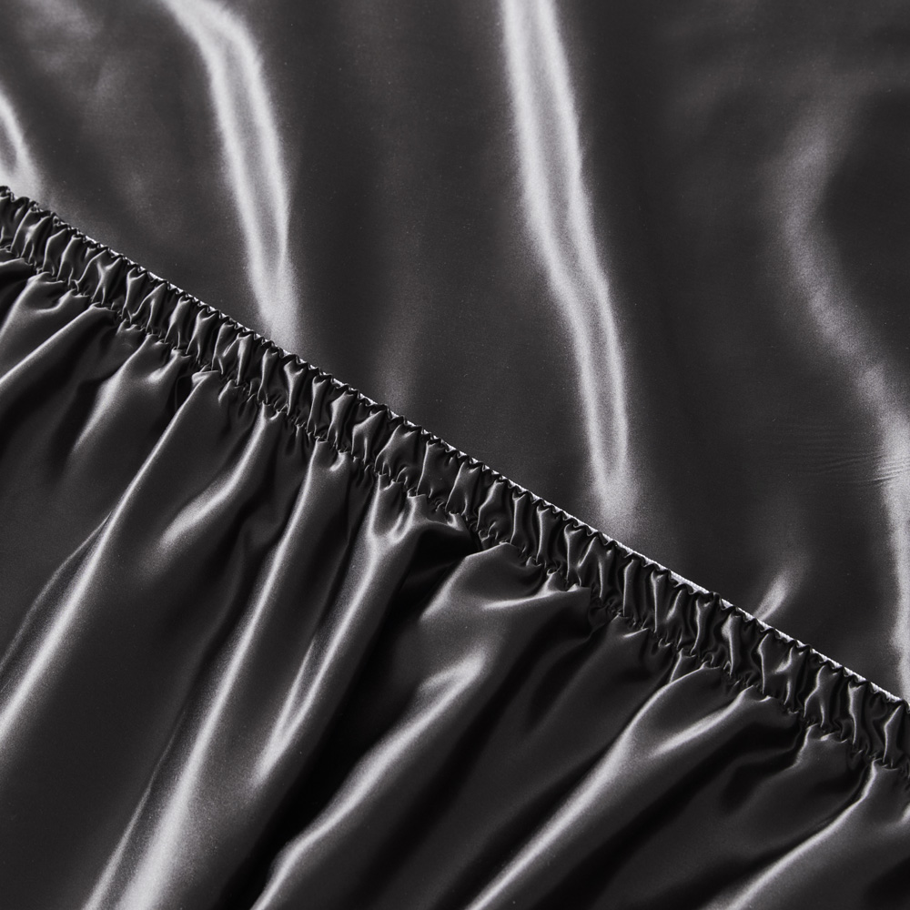Pure Silk Black Sheet Set | Adairs