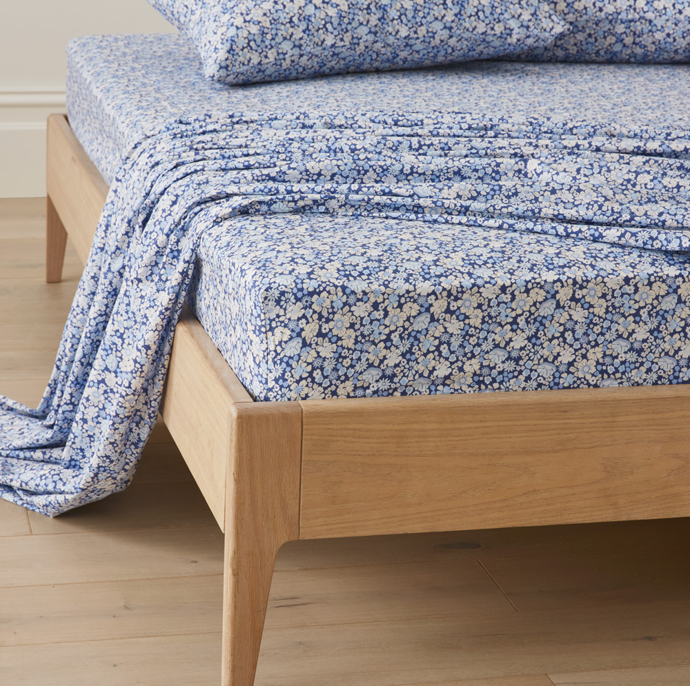 Libertine French Blue Printed Sheet Set | Adairs