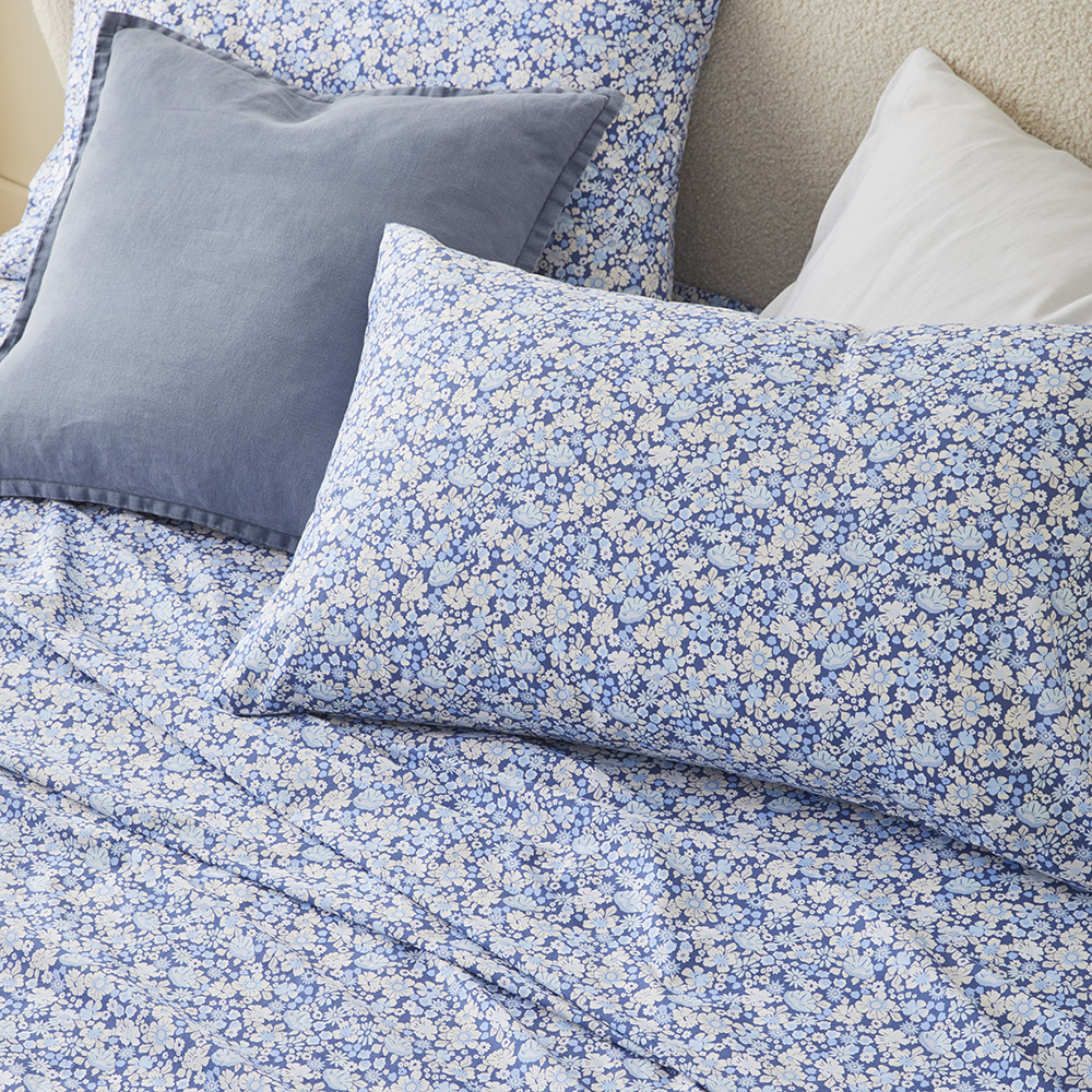Libertine French Blue Printed Sheet Set | Adairs