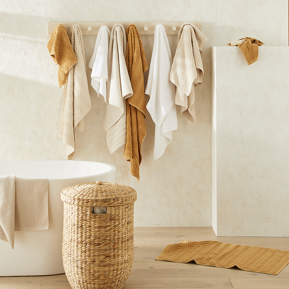 Swinton Natural Laundry Basket | Adairs