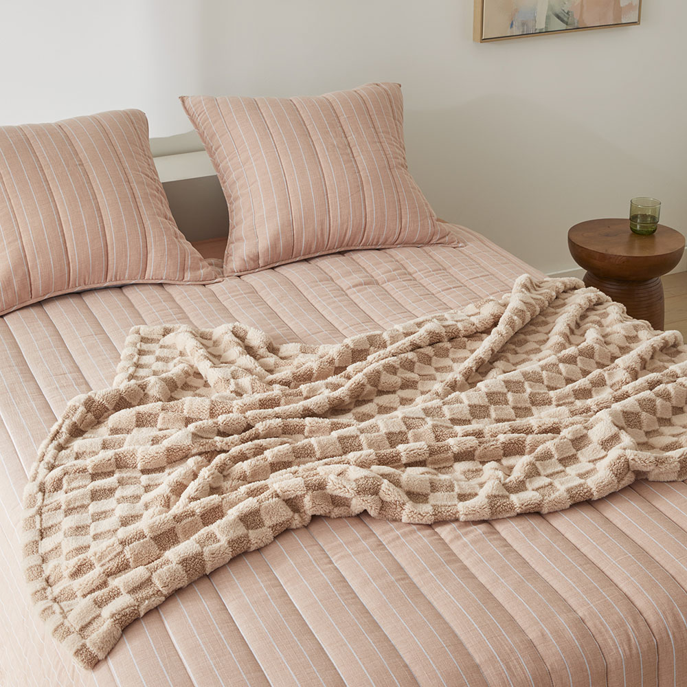 Estonia Earth Check Throw | Adairs