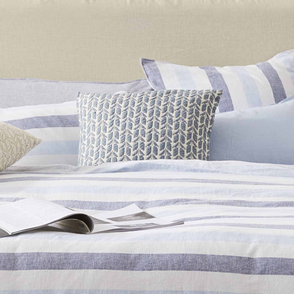 Monaco Blue Cushion | Adairs