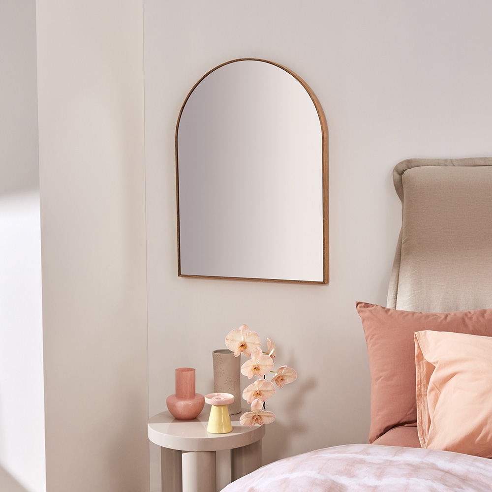 Horizon Oak Arch Mirror | Adairs