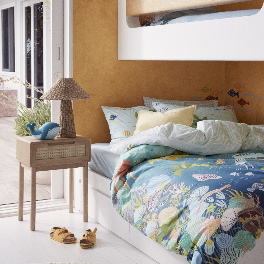 Adairs Kids - Eden Natural Side Table | Adairs