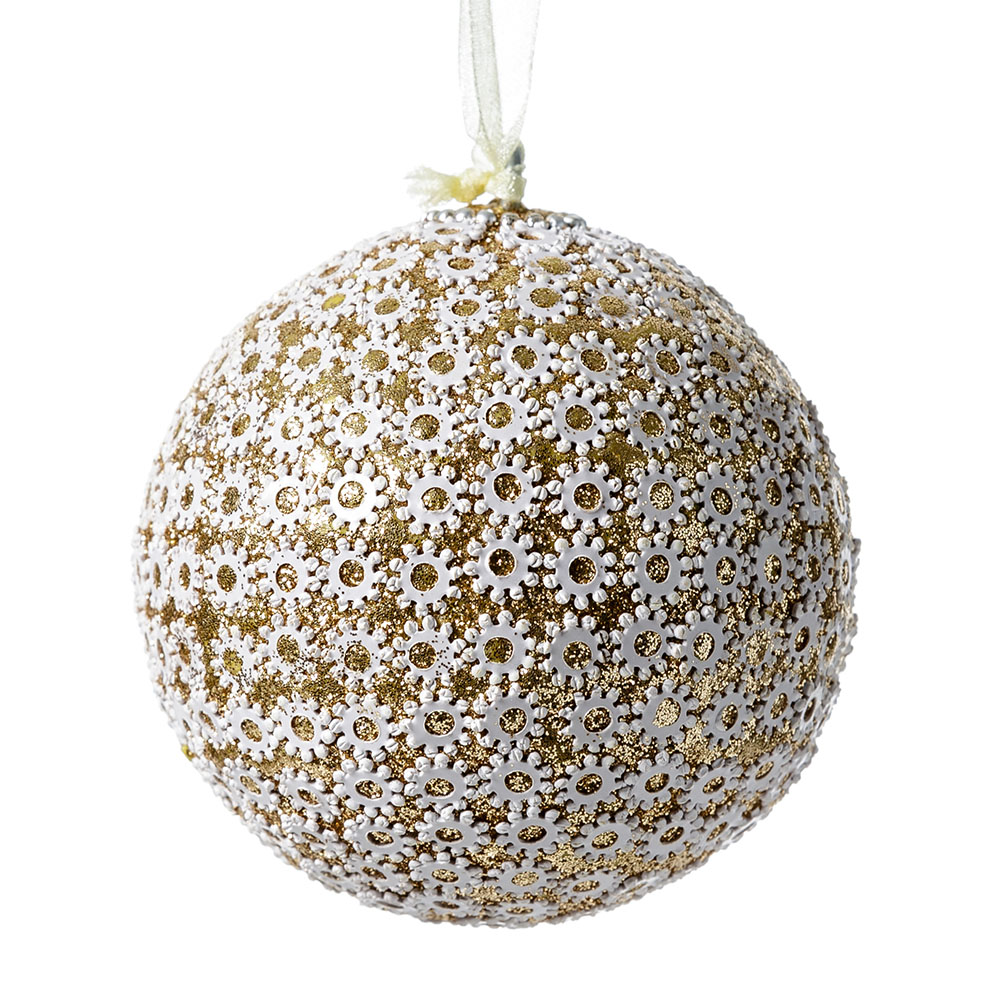 Luxe Daisy Champagne Bauble | Adairs