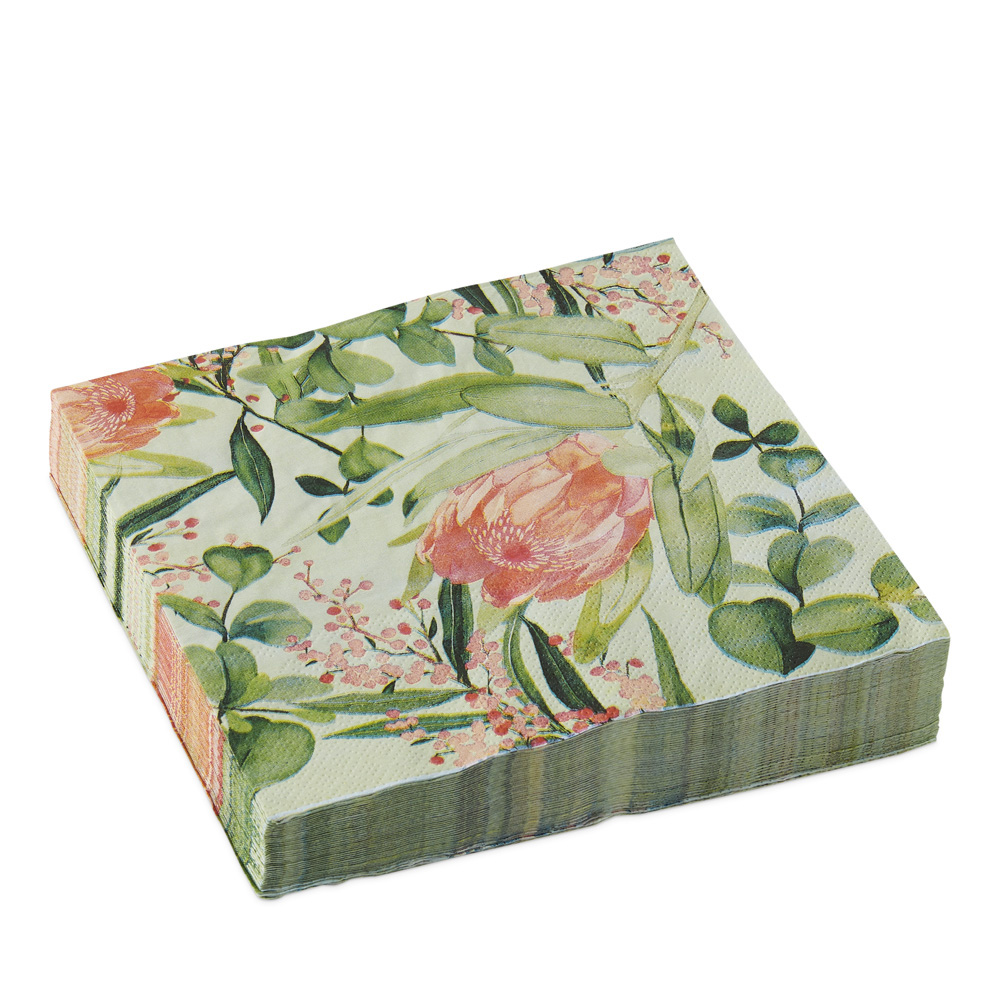 Festive Christmas Botanical Multi Paper Napkins Pack of 40 | Adairs