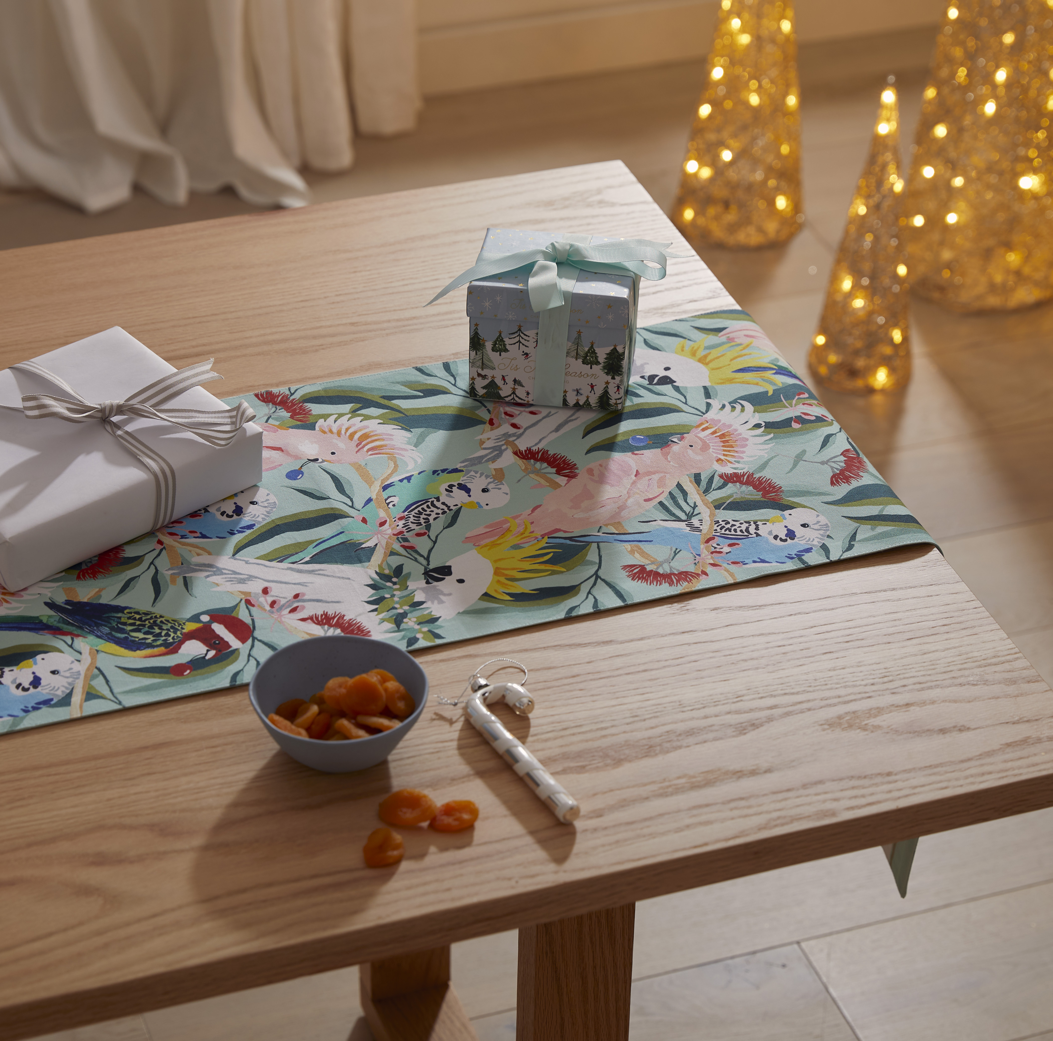 Festive Australian Birds Reversible Table Runner | Adairs