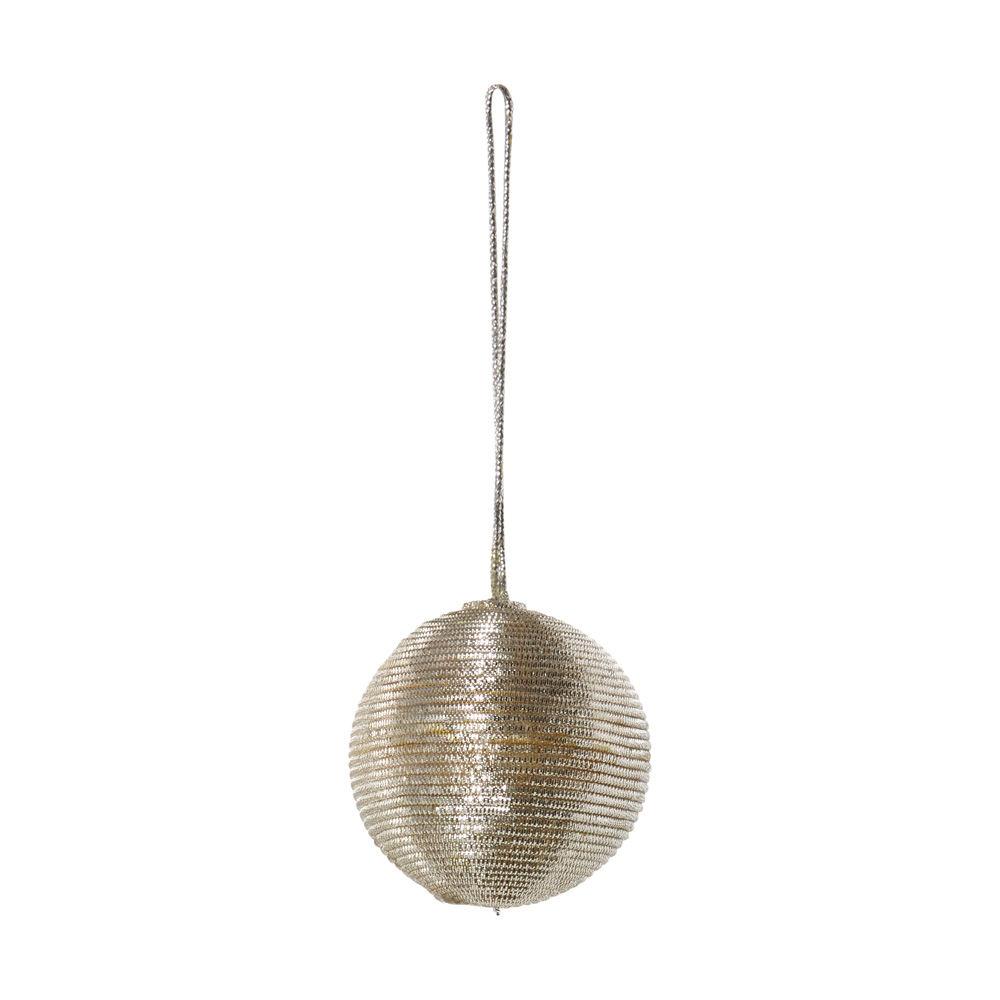 Coil Silver Bauble | Adairs