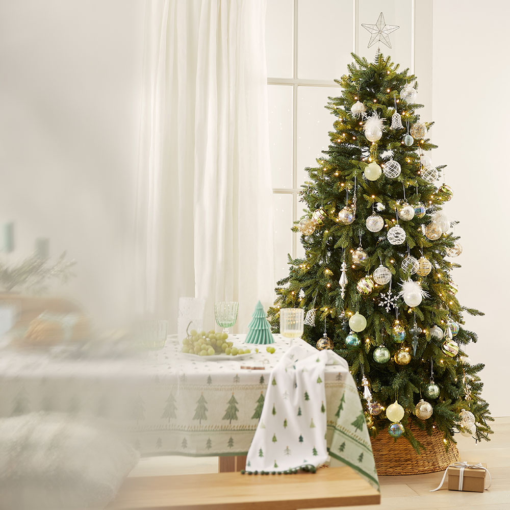 Icicle Drop Silver Luxe Ornament | Adairs